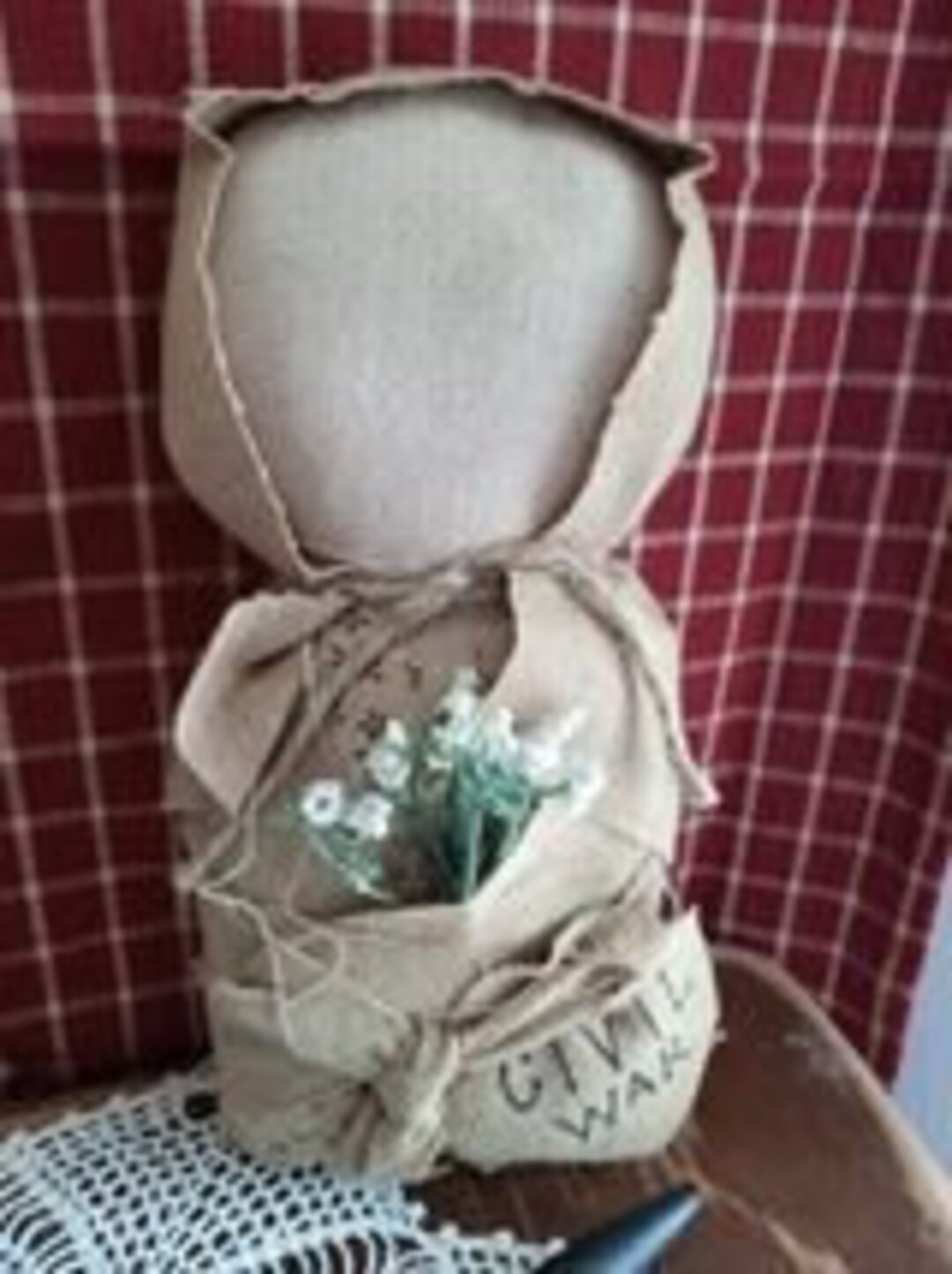 Stump Doll Civil War Themed Primitive Shelf Sitting Doll - Etsy