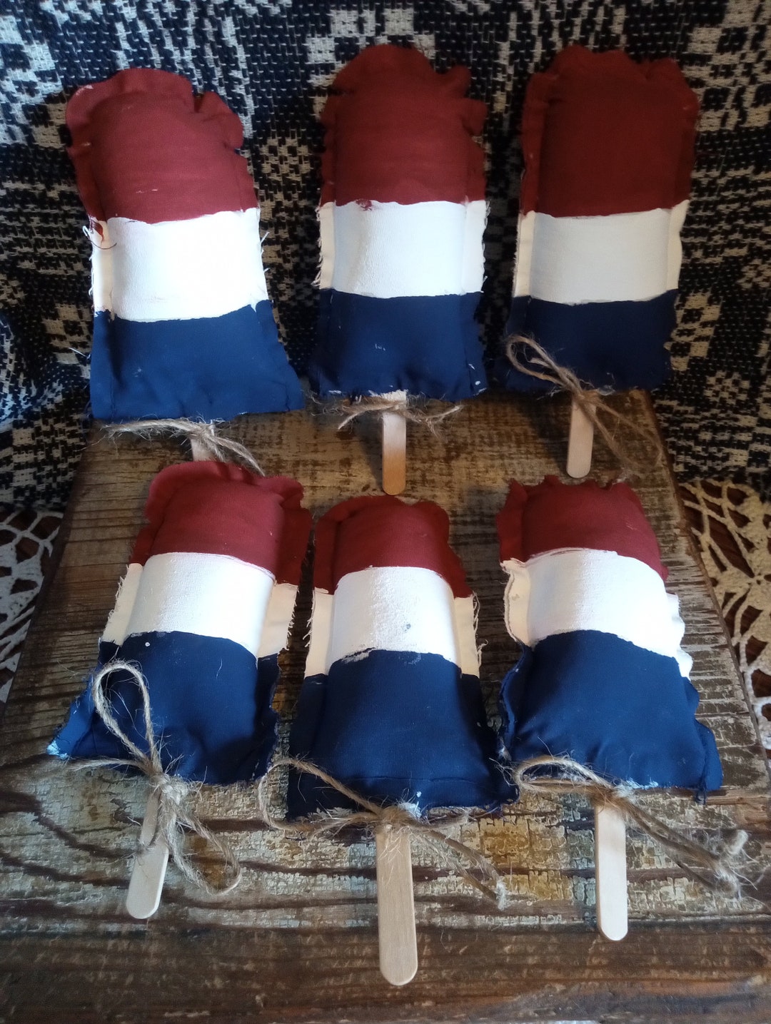 Rocket Pop Red White and Blue Popsicle Summer Bowl Filler - Etsy