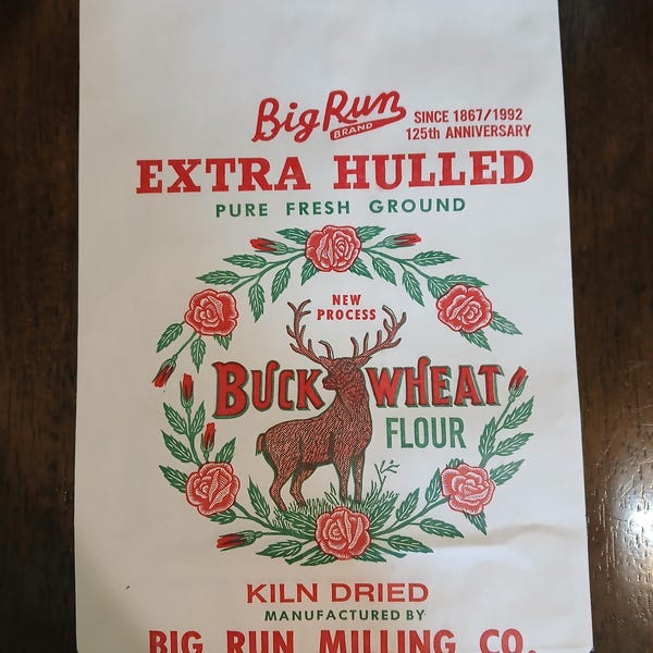 Vintage Flour Mill Sack - Etsy