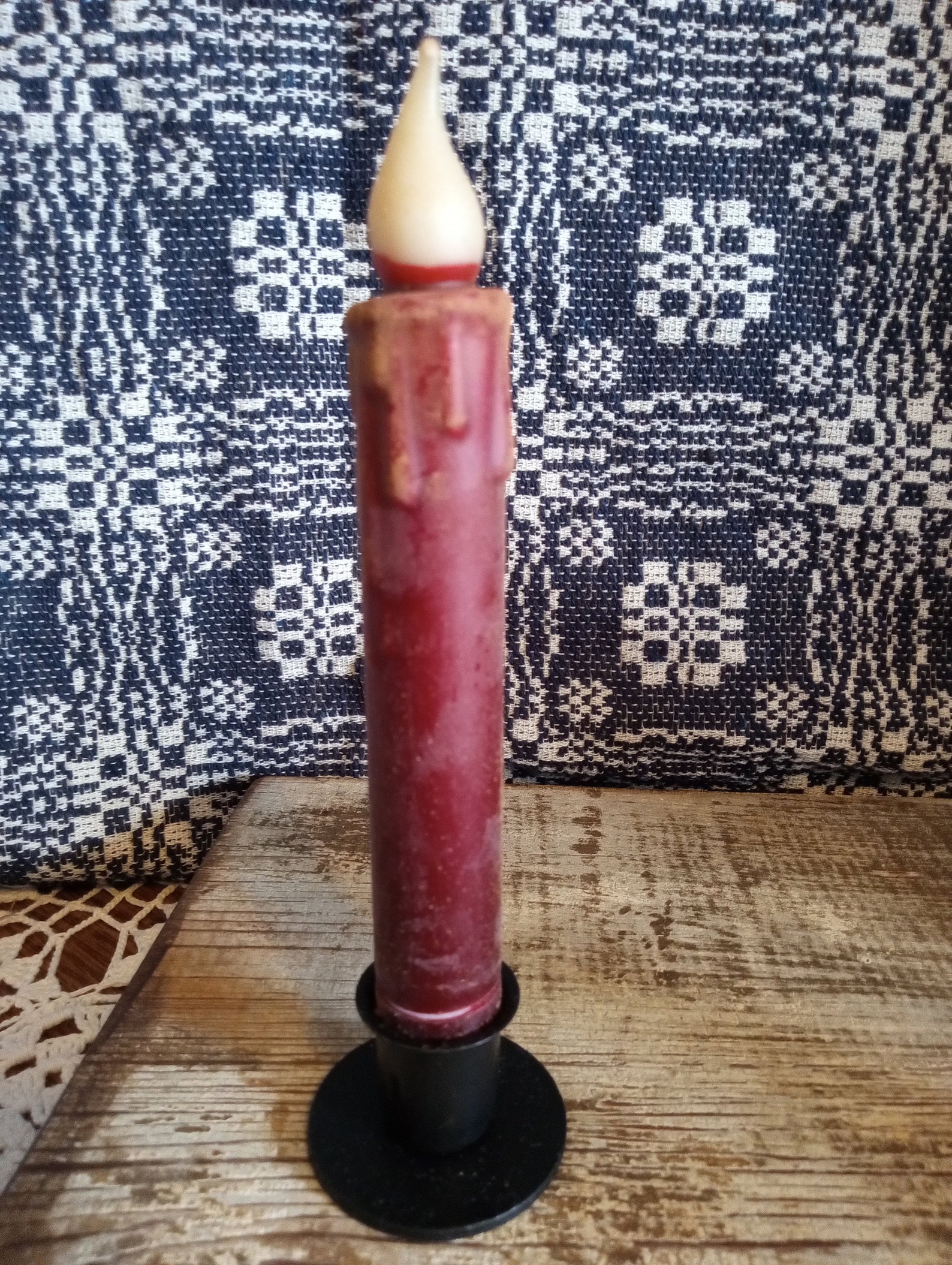 Solid Color Timer Taper Candle, Home Decor, Window Candle, 7 Inch - Etsy
