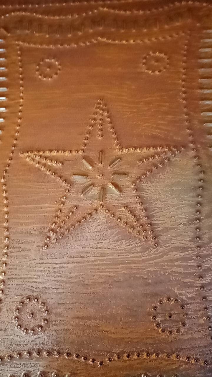 Federal Star Design in Rusty Tin Panel - Etsy