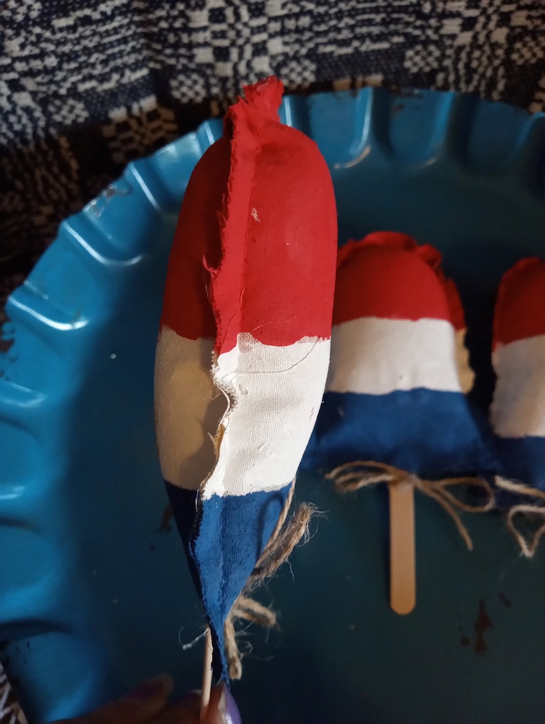 Rocket Pop Red White and Blue Popsicle Summer Bowl Filler - Etsy