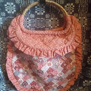 Vintage Purse, Handmade, Wood Handles, Pocket Inside - Etsy