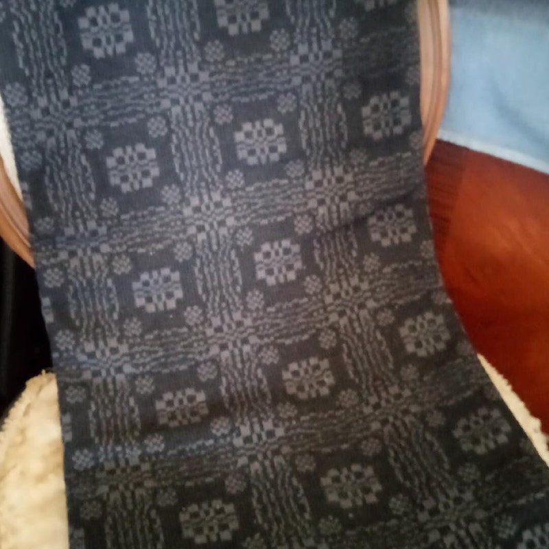 Primitive Coverlet Black - Etsy