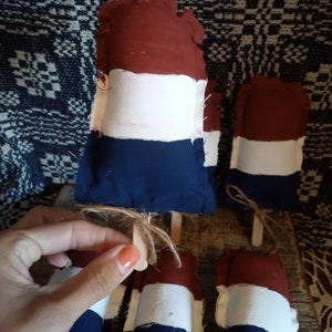 Rocket Pop Red White and Blue Popsicle Summer Bowl Filler - Etsy