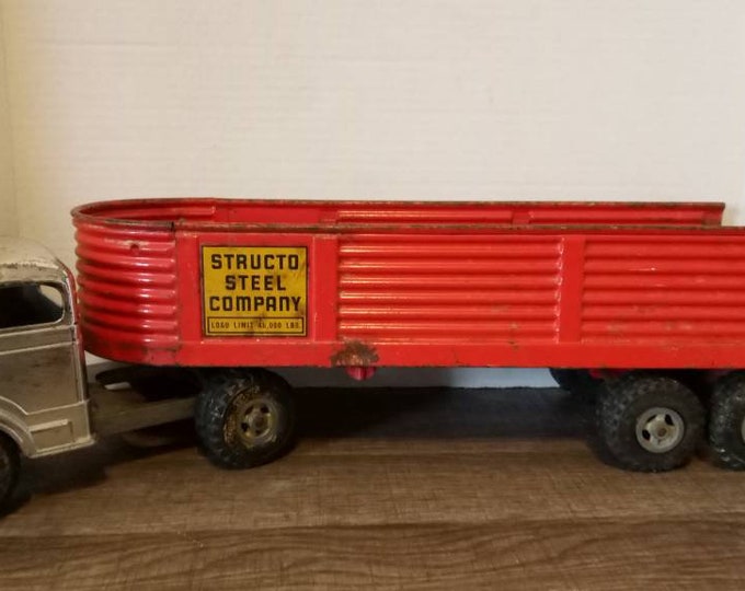 Vintage Structo Steel Company Truck, Semi Truck, Truck and Trailer - Etsy