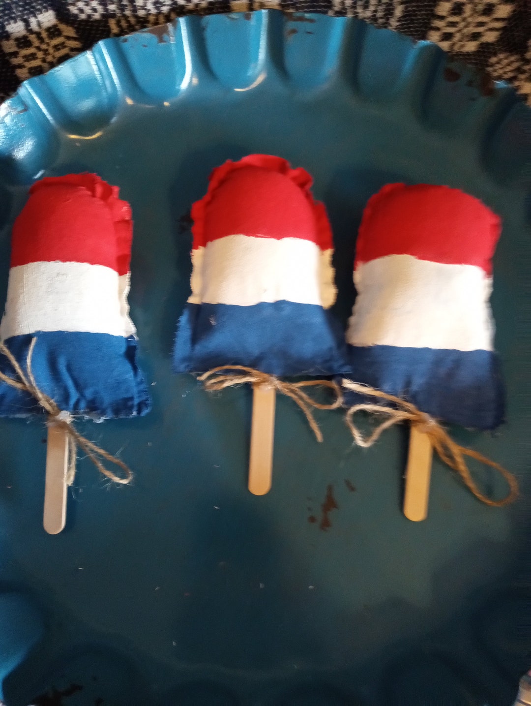 Rocket Pop Red White and Blue Popsicle Summer Bowl Filler - Etsy