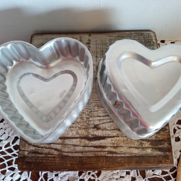 Aluminum Vintage Heart Baking Pan - Etsy