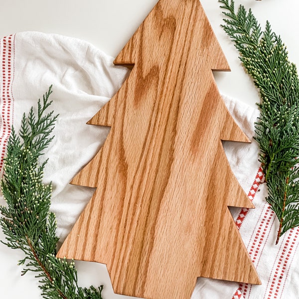 Christmas Tree Shape Cutting Board - Etsy
