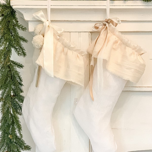 Ruffle Stockings - Etsy