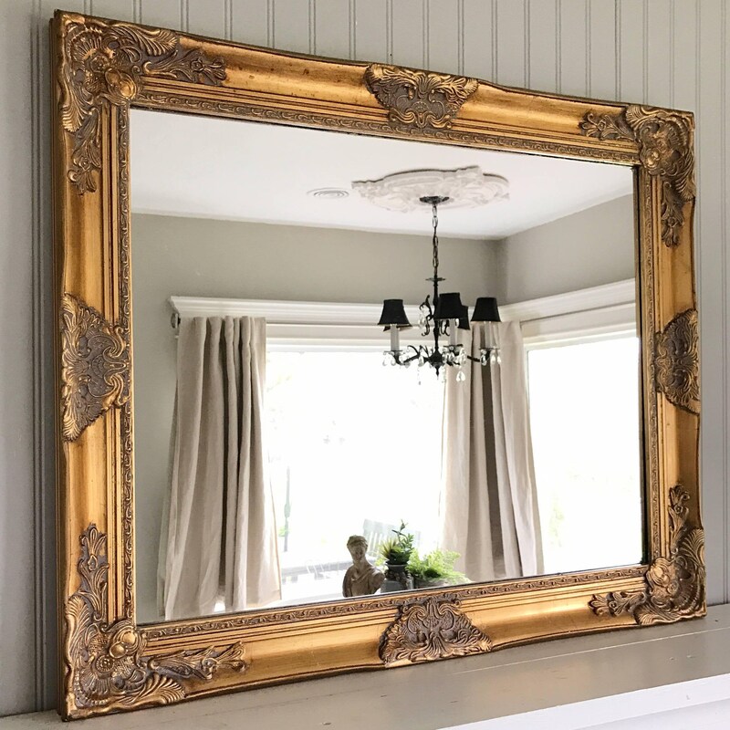 Antique Gold Mirrors - Etsy