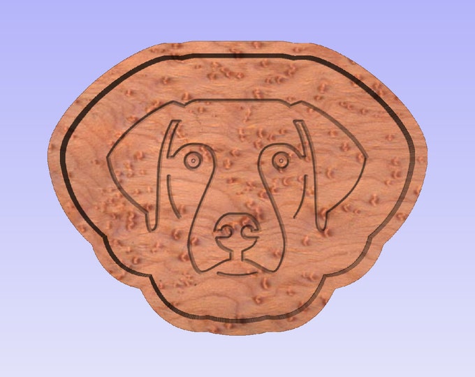 Yellow Lab Catchall Tray, Vectric Vcarve File With Toolpaths Included ...