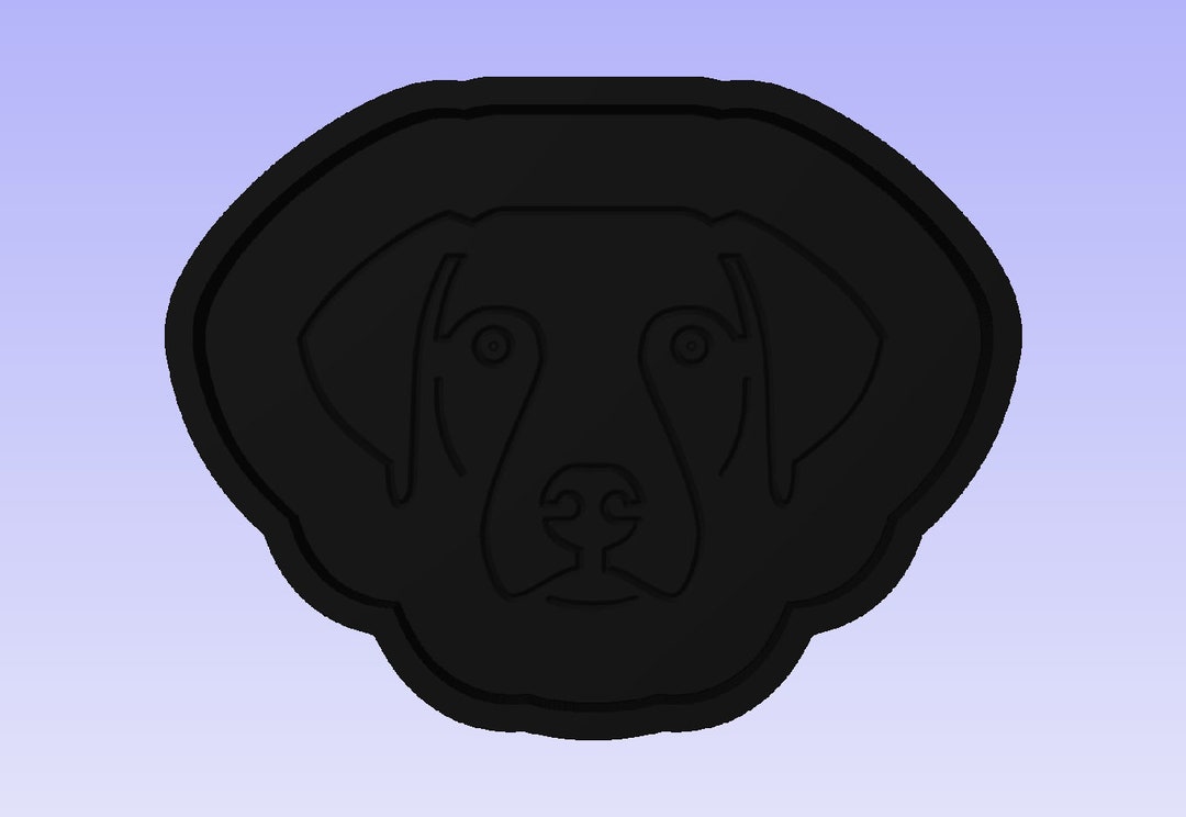 Black Lab Catchall Tray Vectric Vcarve File With Toolpaths - Etsy