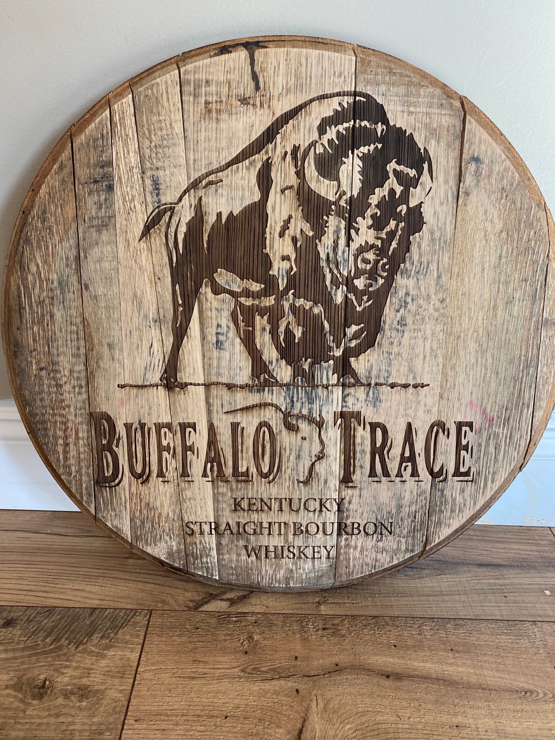 Buffalo Trace Bourbon Barrel Wall Hanging - Buffalo Trace - Home Bar ...
