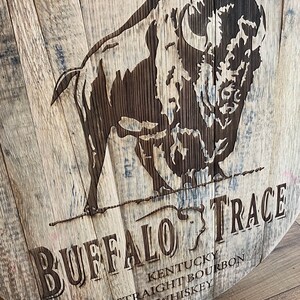 Buffalo Trace Bourbon Barrel Wall Hanging - Buffalo Trace - Home Bar ...