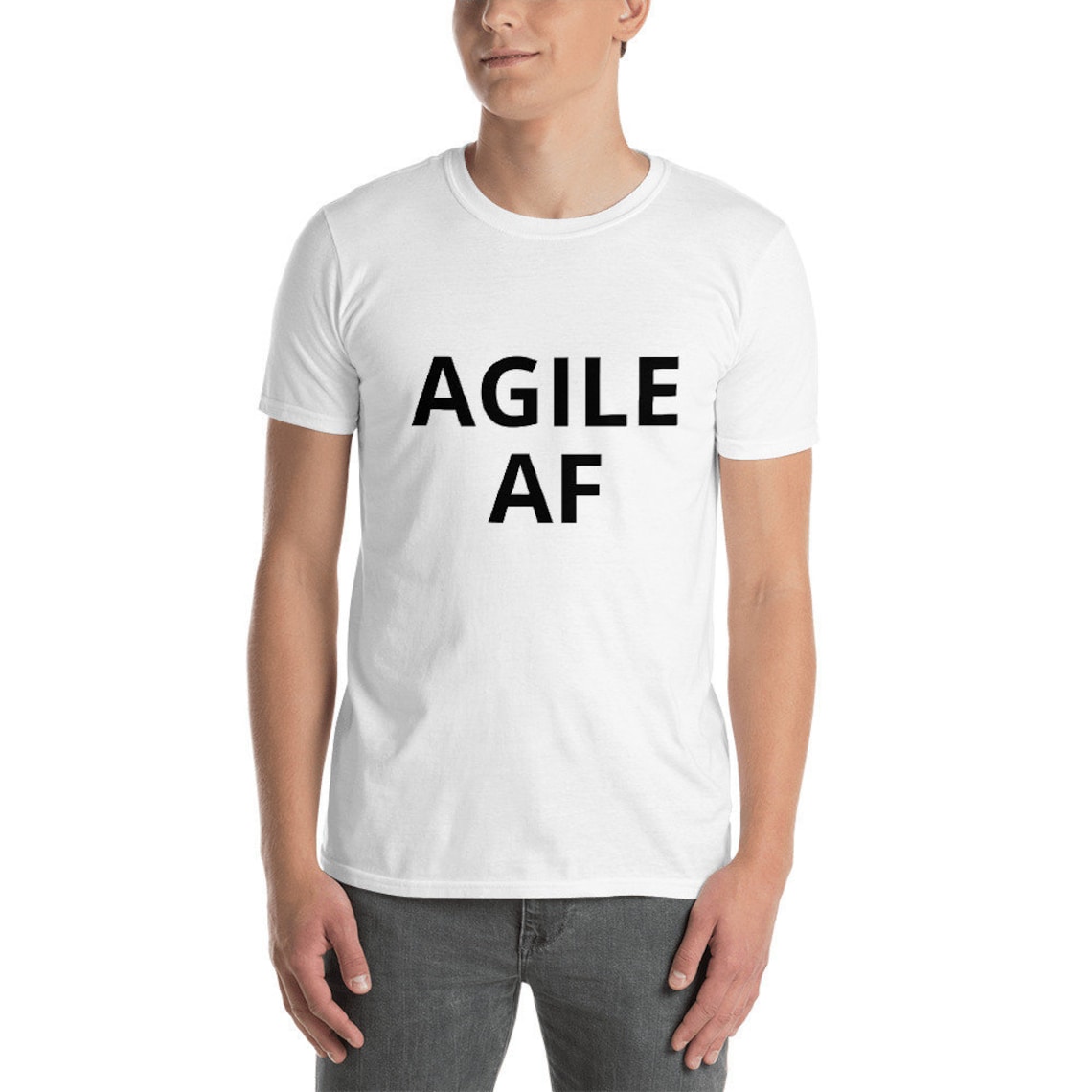 Agile AF Unisex Short-Sleeve Unisex T-Shirt Agile Tee | Etsy