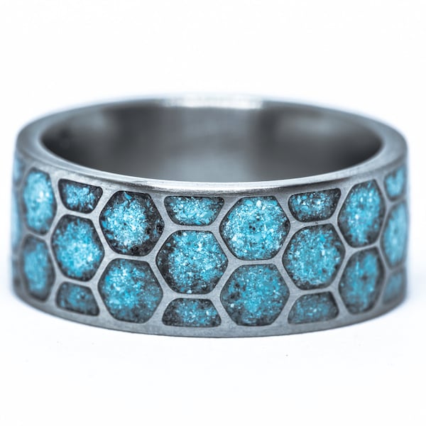 Honeycomb Engagement Ring - Etsy