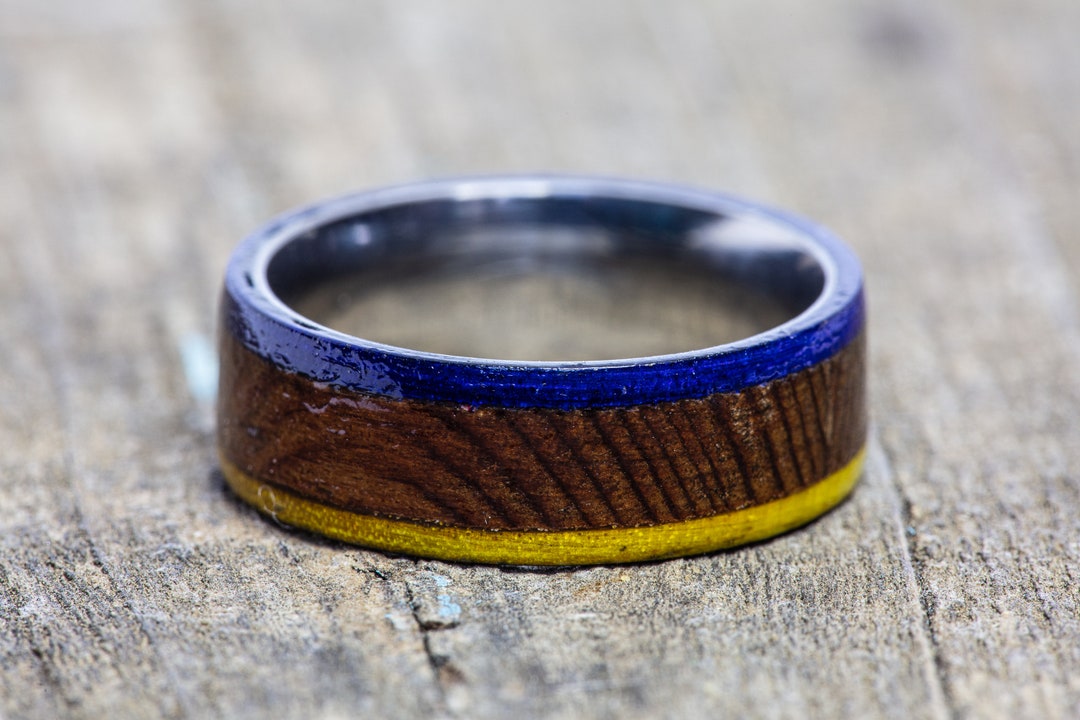 Michigan Wolverines Stadium Wood Ring: Authentic Big House Memorabilia ...