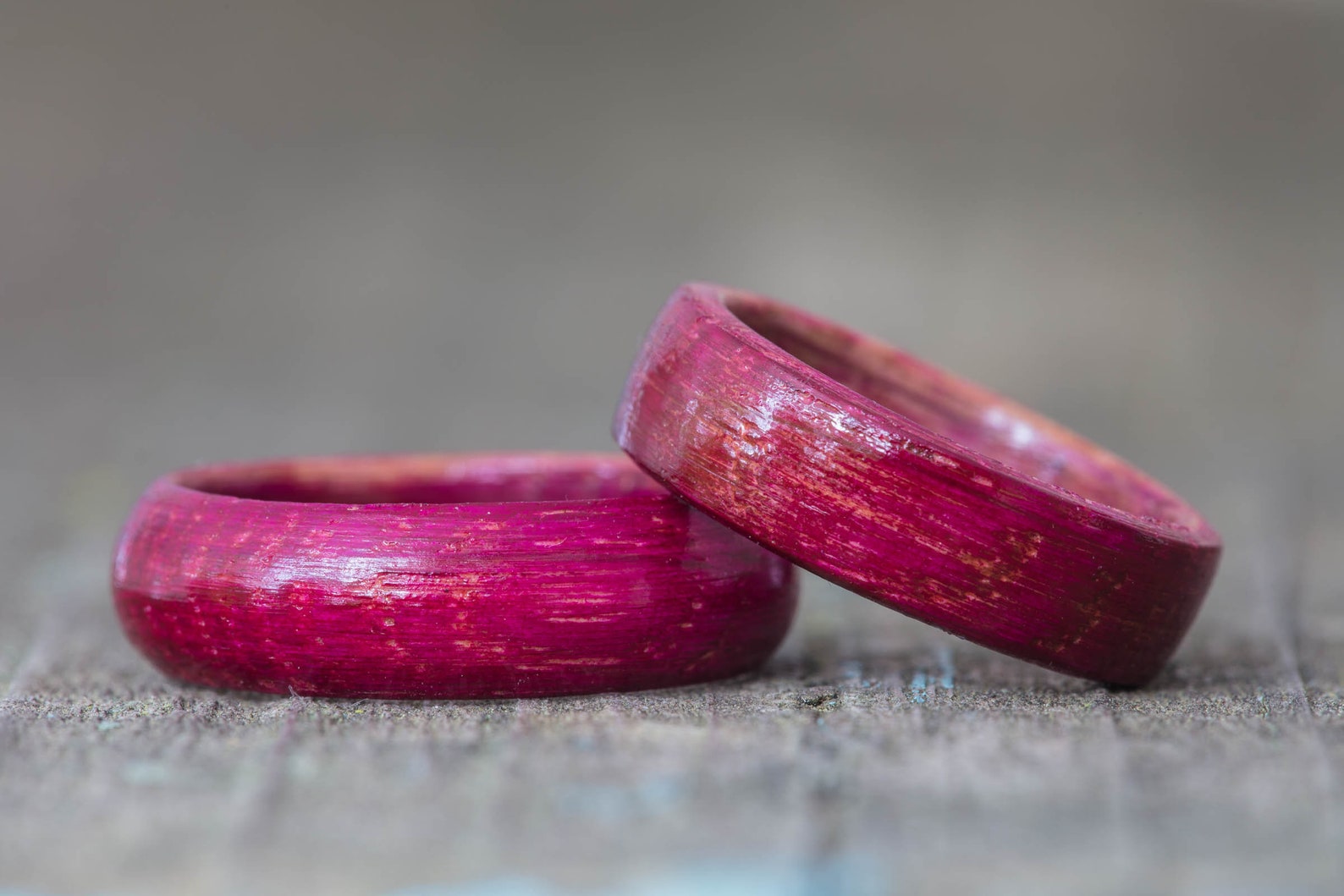 Pink Whiskey Barrel Wood Ring: Tennessee Bourbon Wedding Band - Etsy