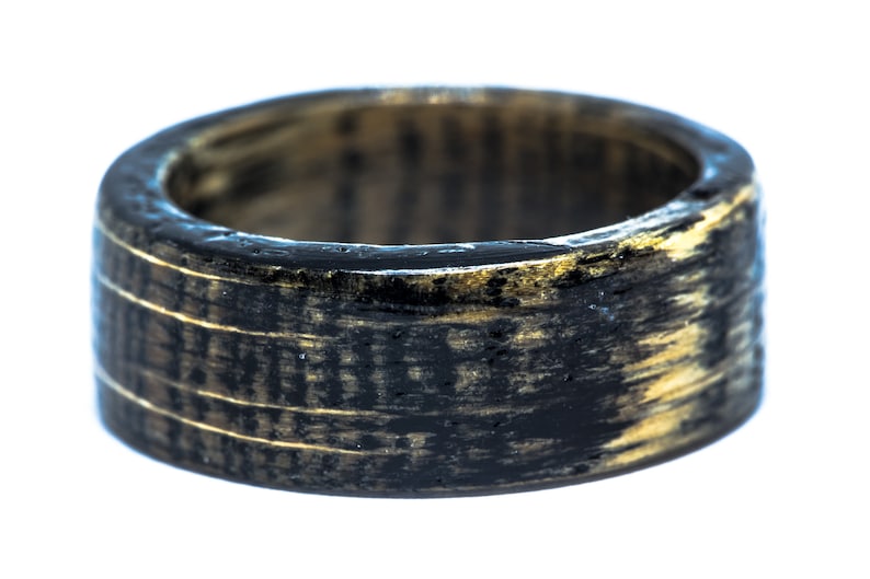 Black Whiskey Barrel Wood Ring Tennessee Whiskey Barrel Ring - Etsy