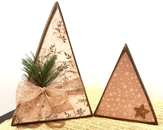 NEW SETS! Wooden Winter Trees. Set of 2 Wood Trees. Modern Prims ...