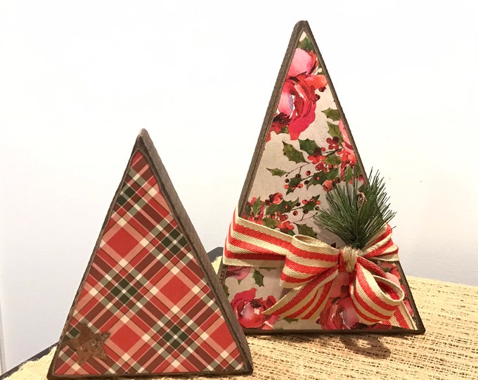 NEW SETS! Wooden Winter Trees. Set of 2 Wood Trees. Modern Prims ...