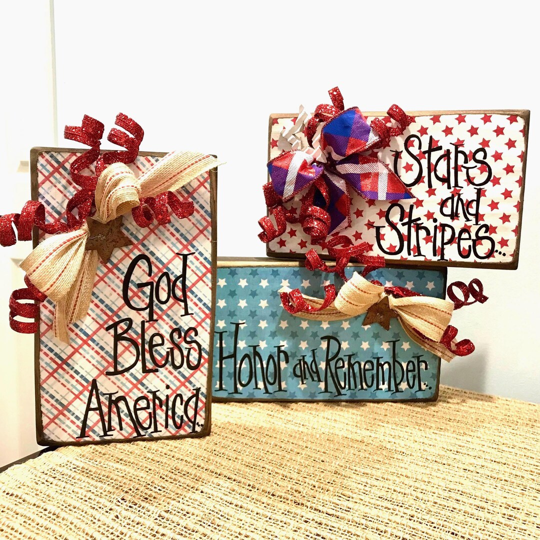 Patriotic Signs. Fourth of July Sign. Summer Signs. Good Bless America ...