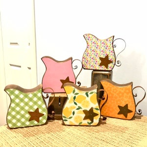 Cute Summer Pitcher. Summer Wood Decor. Lemonade Pitcher. - Etsy