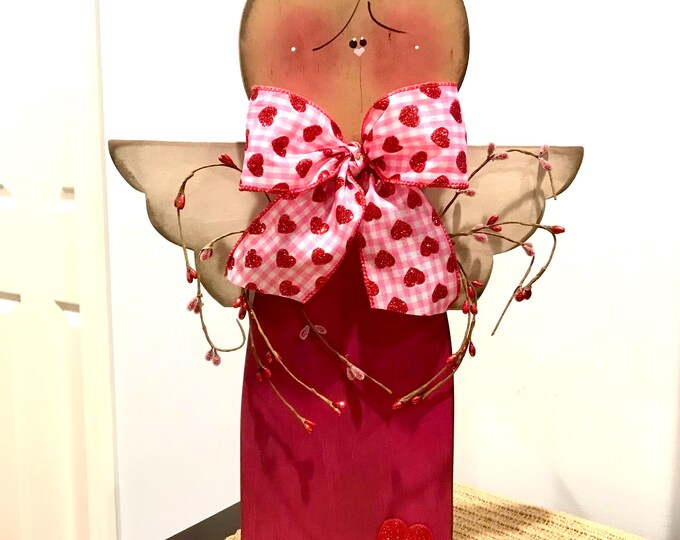Valentine Angels. Hanging Valentine Angel. Modern Prims. Wooden Angel ...