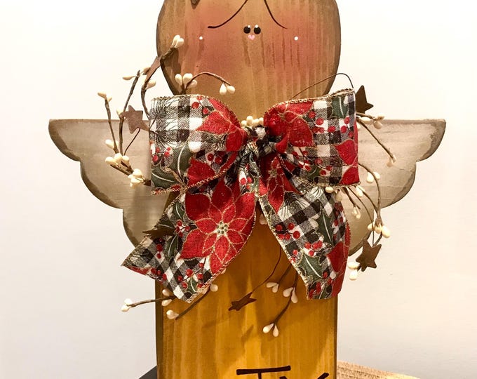 Holiday Angel. Christmas Wood Angel. Modern Prims. Wooden Angel. Winter ...