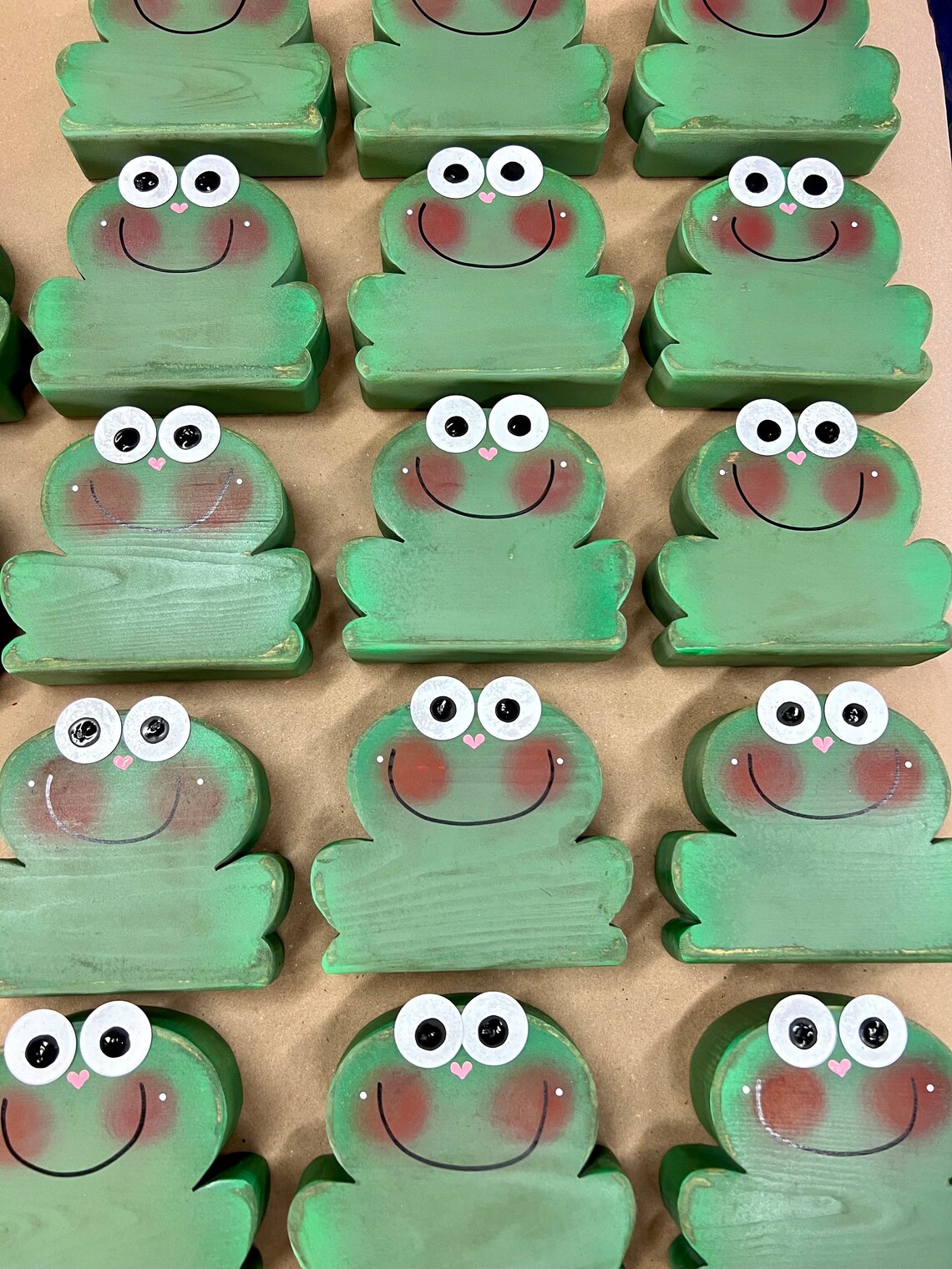 Wooden Frog. Ribbit. Green Frog. Spring Decor. Boys Room Decor. Summer ...