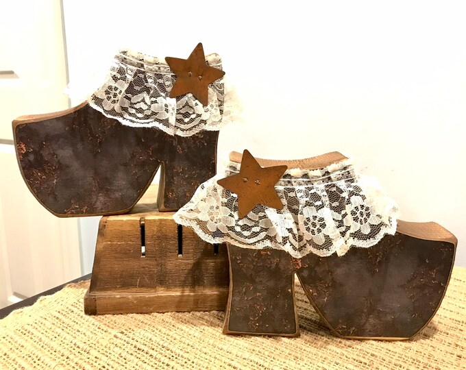 Pair of Witch Boots. Halloween Decor. Modern Prims. Halloween Wood ...