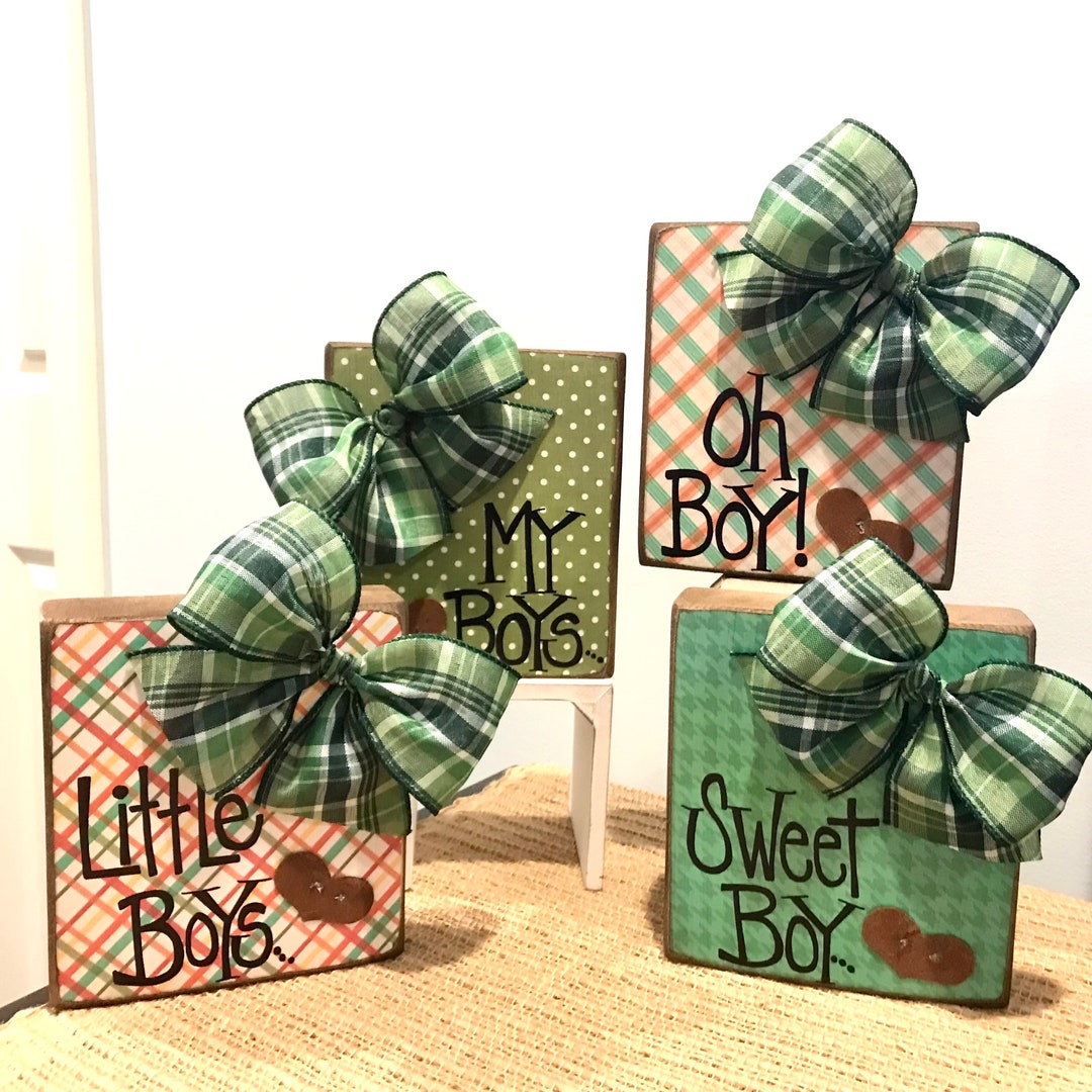 Boys Room Sign. Nursery Signs. Thick and Chunky Sign. Nursery Decor ...