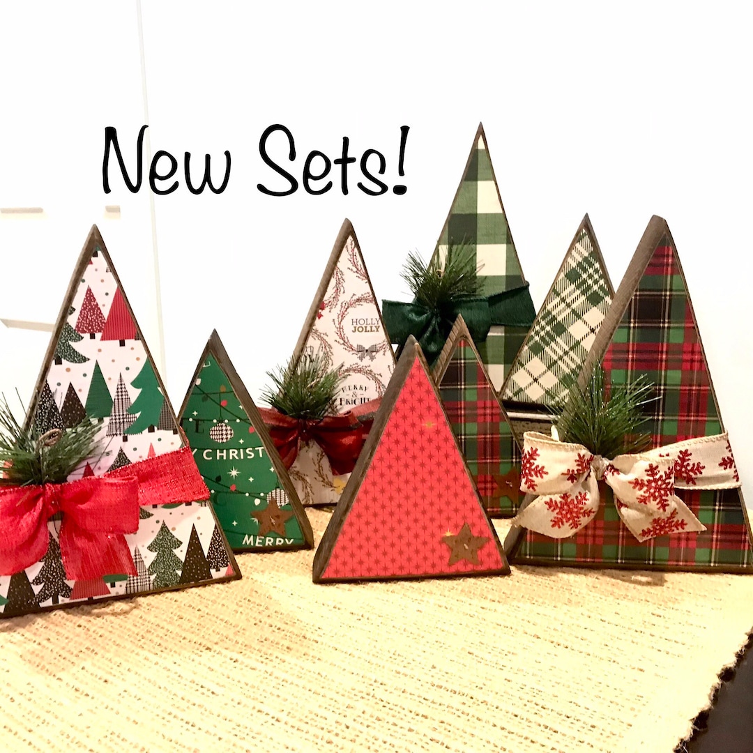 NEW SETS! Wooden Winter Trees. Set of 2 Wood Trees. Modern Prims ...