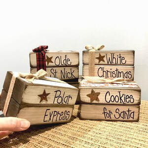 Christmas Book Stacks. Winter Book Bundle. Winter Decor. Christmas ...