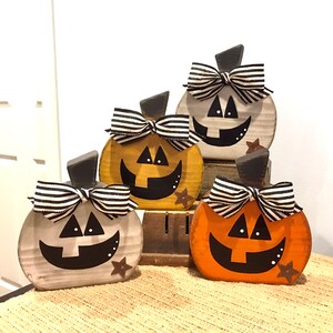 Cute Pumpkin Decor. Pumpkin Jack. Fall Wooden Decor. Fall - Etsy