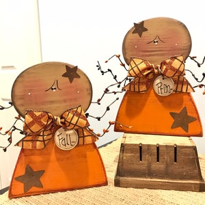 Harvest Angels. Fall Wood Angel. Modern Prims. Wooden Angel. Autumn ...