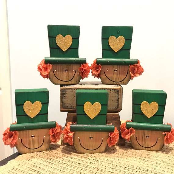 Happy Little Leprechaun. St Patricks Day. Spring Wood Decor. | Etsy