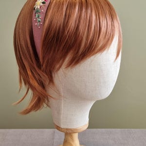 Hand Embroidered Headband, Unique Handmade Hair Accessory, Boho Chic ...