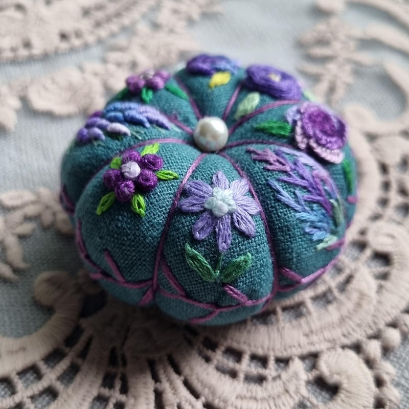 Pumpkin Pincushion - Etsy