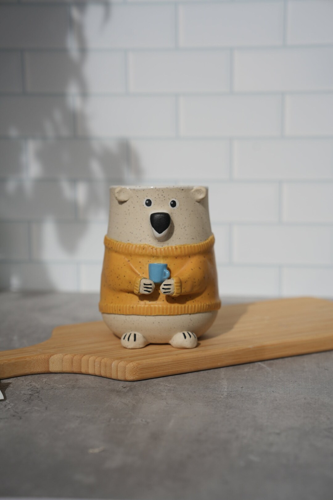 Preorder Bear Mug / Beary Warm Ceramic Handmade Mug / Cute Bear Mug ...