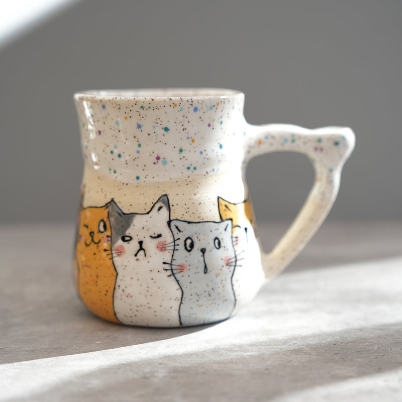 Cat Mug - Etsy