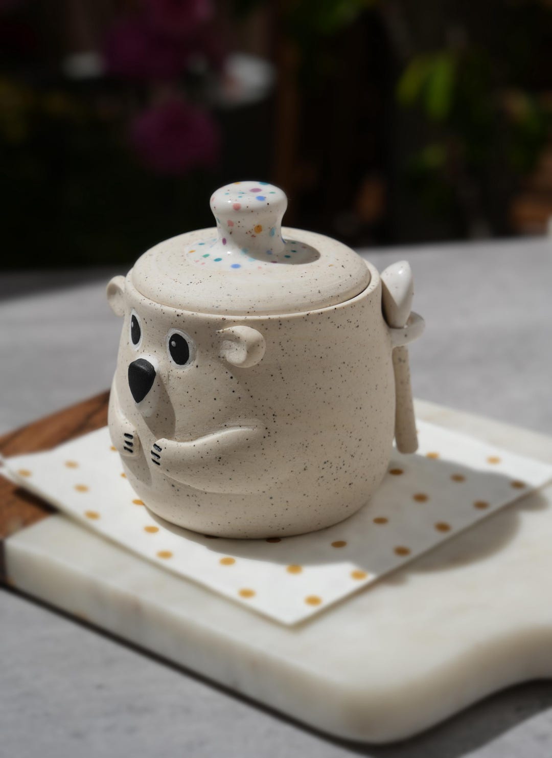 Salt Cellar Bear Jar / Bear Salt Jar / Ceramic Salt Pig /bear Gift - Etsy