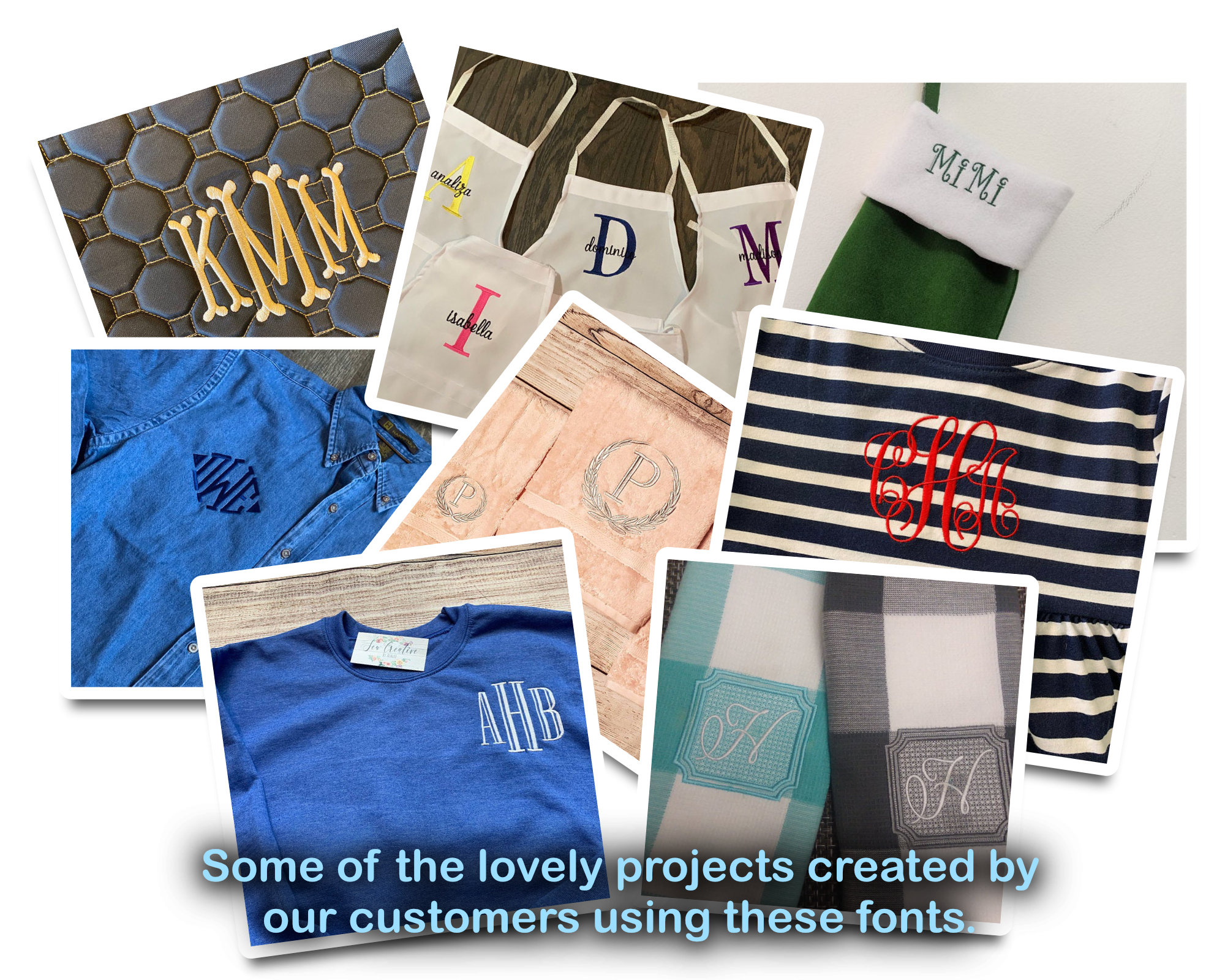 Embroidery Fonts Bundle Machine Embroidery Monogram Fonts - Etsy España