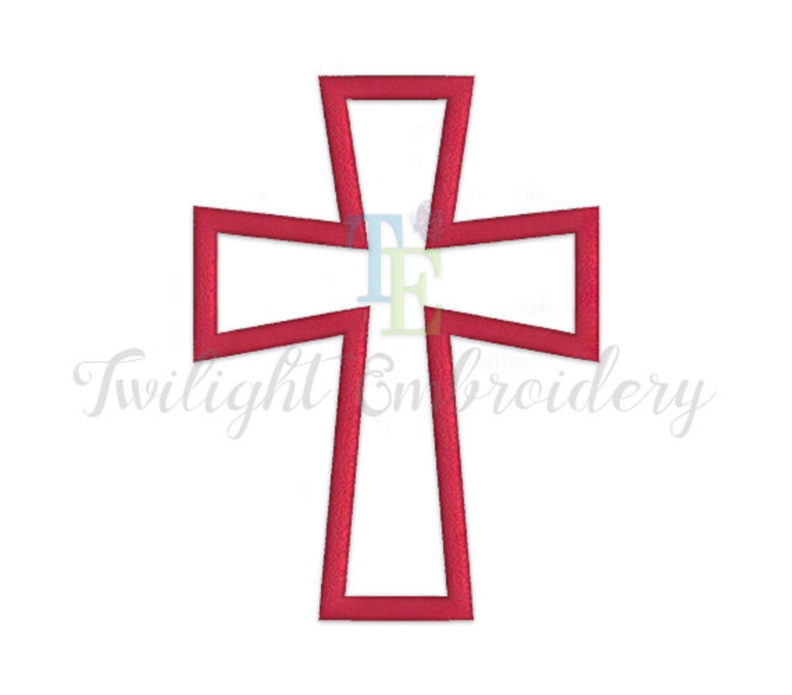 Set of 3 Cross Embroidery Designs Cross Applique Designs Dove | Etsy