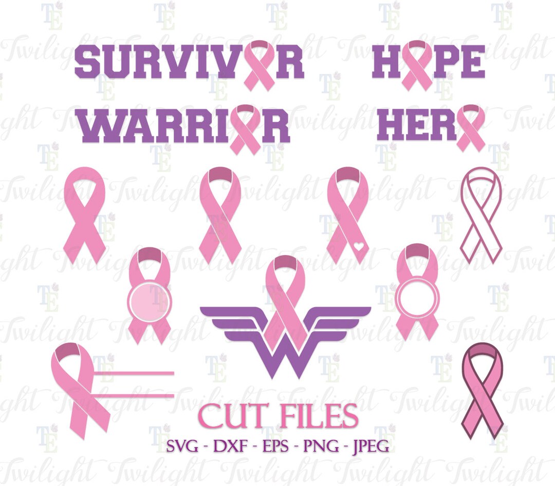 Awareness Ribbon SVG Files Cancer Awareness Ribbon SVG Files Awareness ...