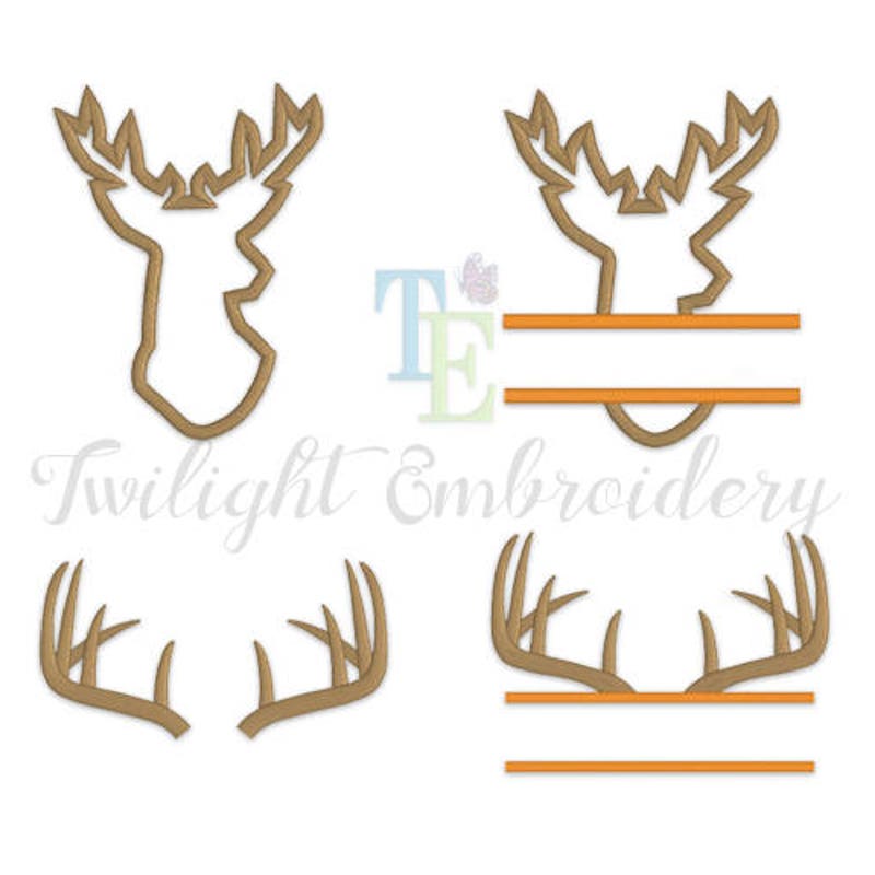 Deer Applique - Etsy