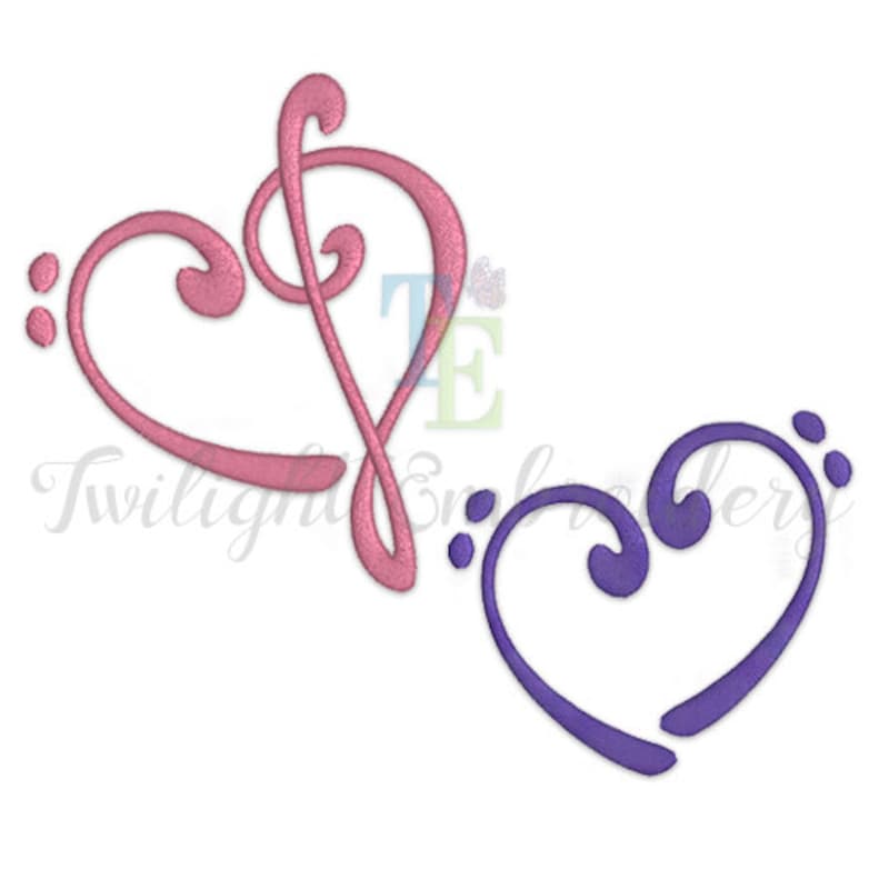 Treble Clef Heart - Etsy
