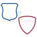 Set of 2 Shield Applique Machine Embroidery Designs, Crest Machine ...