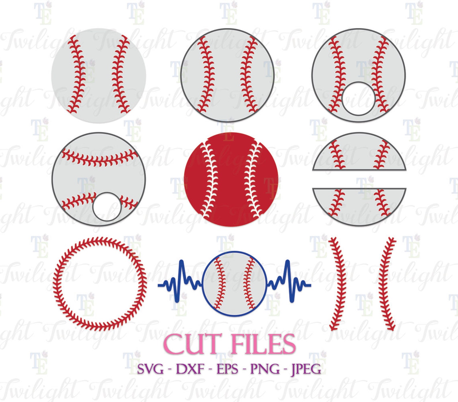 Baseball Cut Files Baseball SVG Files Baseball DXF File - Etsy